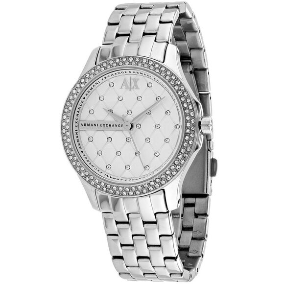 Armani Exchange | Jewelry | Armani Exchange Womens Classic Silver Dial ...